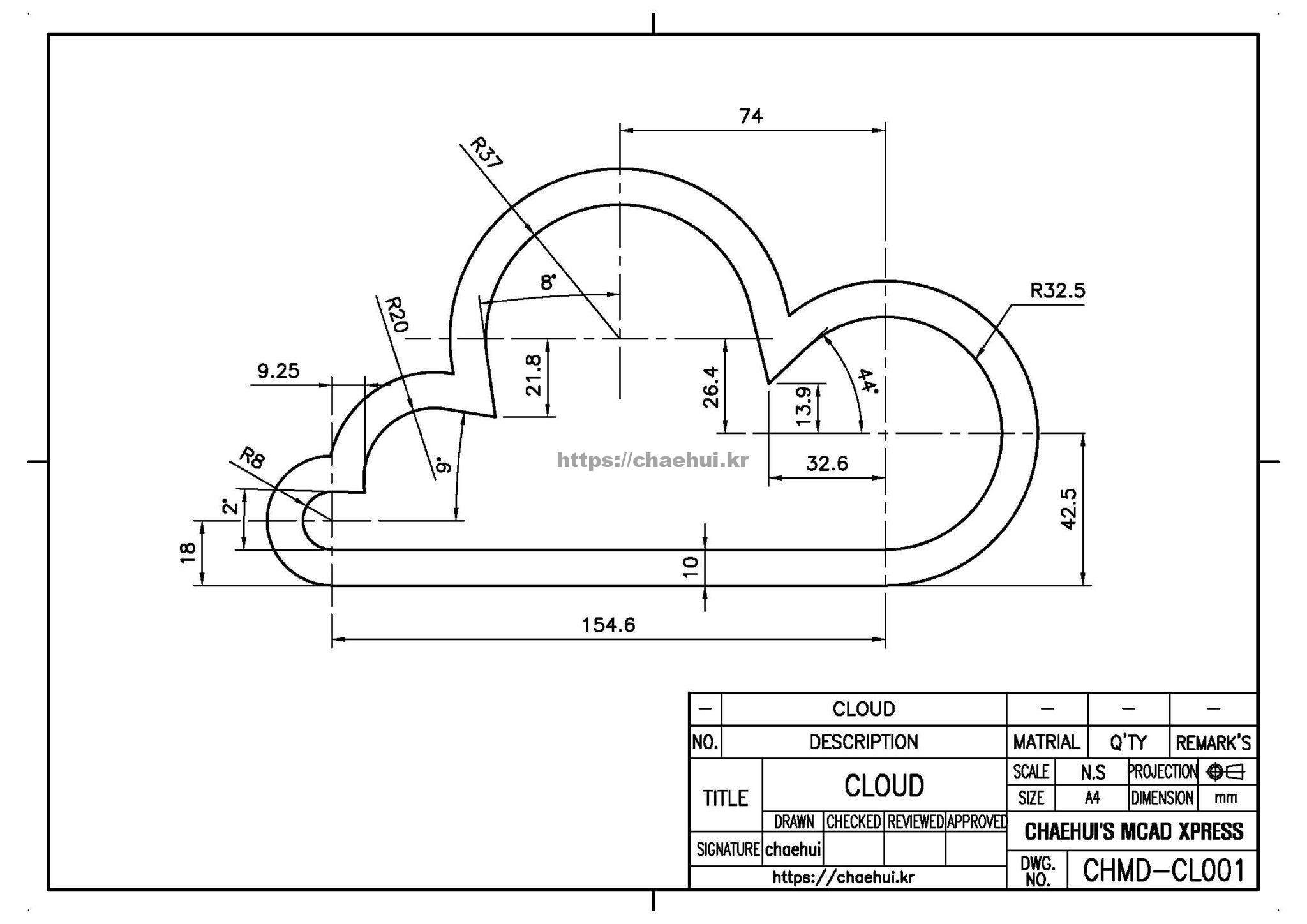 도면작도 실습 도면 모음 - ChaeHui - 채희 운세, 행운의 방향, 각종 행사 택일, 꿈풀이, 해몽, 잡담, 캐드 실습도면
